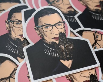 Ruth Bader Ginsburg II RBG Sticker - Etsy