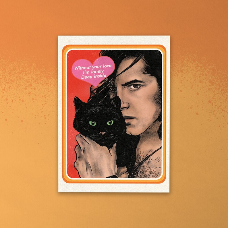 Danzig and Cat Valentine Card / Art Print - Etsy