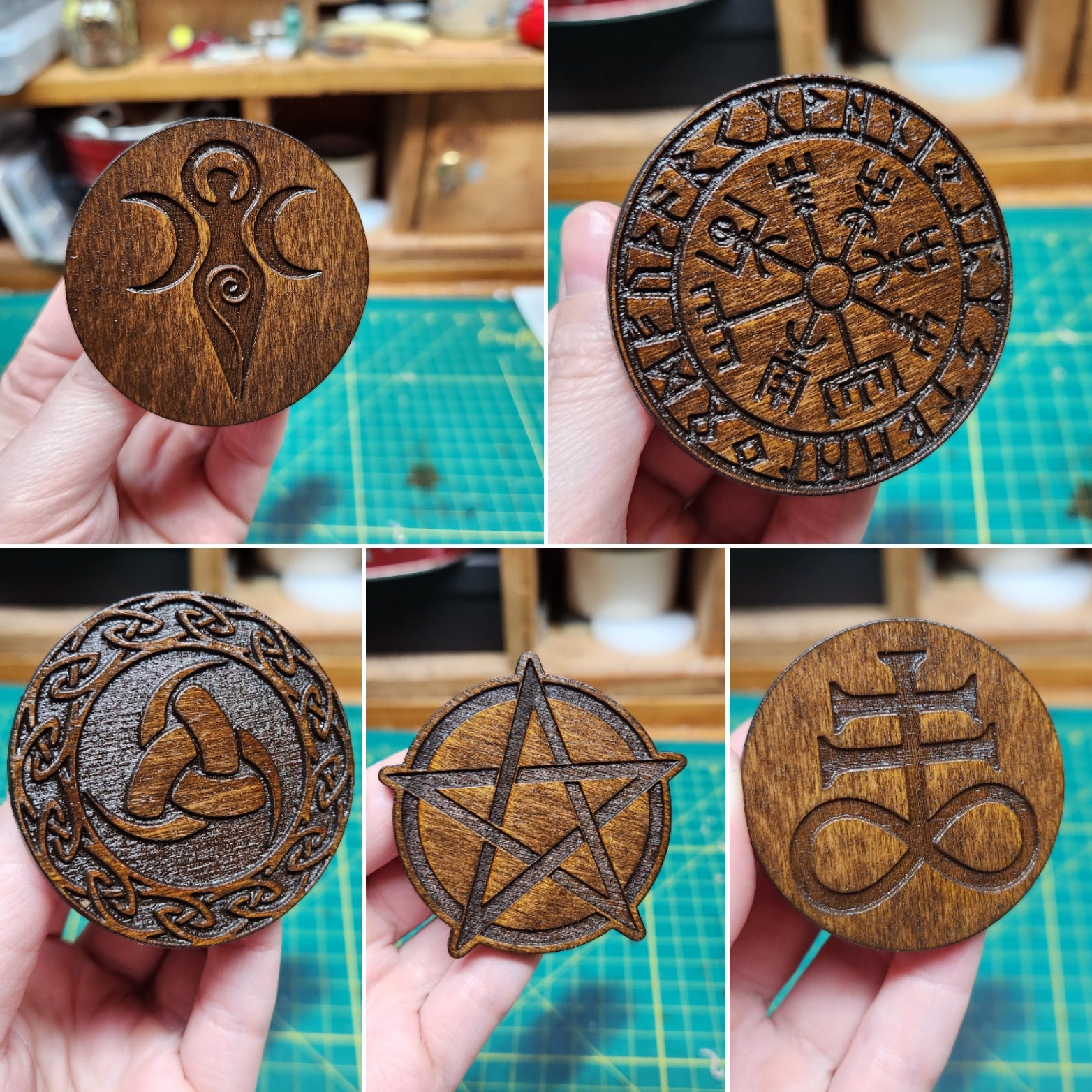 Magnet, Viking Magnet, Legged Horse, Raven Magnet, Moon Goddess Decor ...