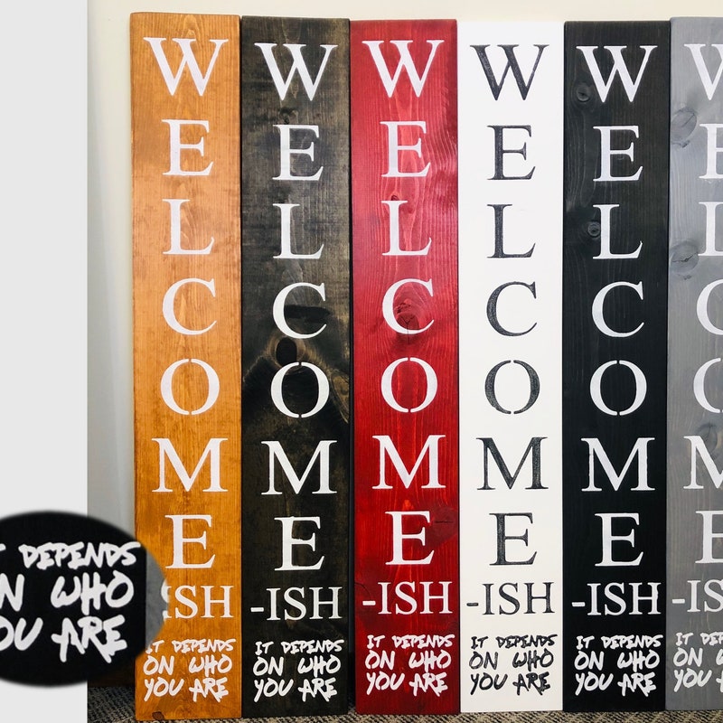 Welcome Door Sign - Etsy