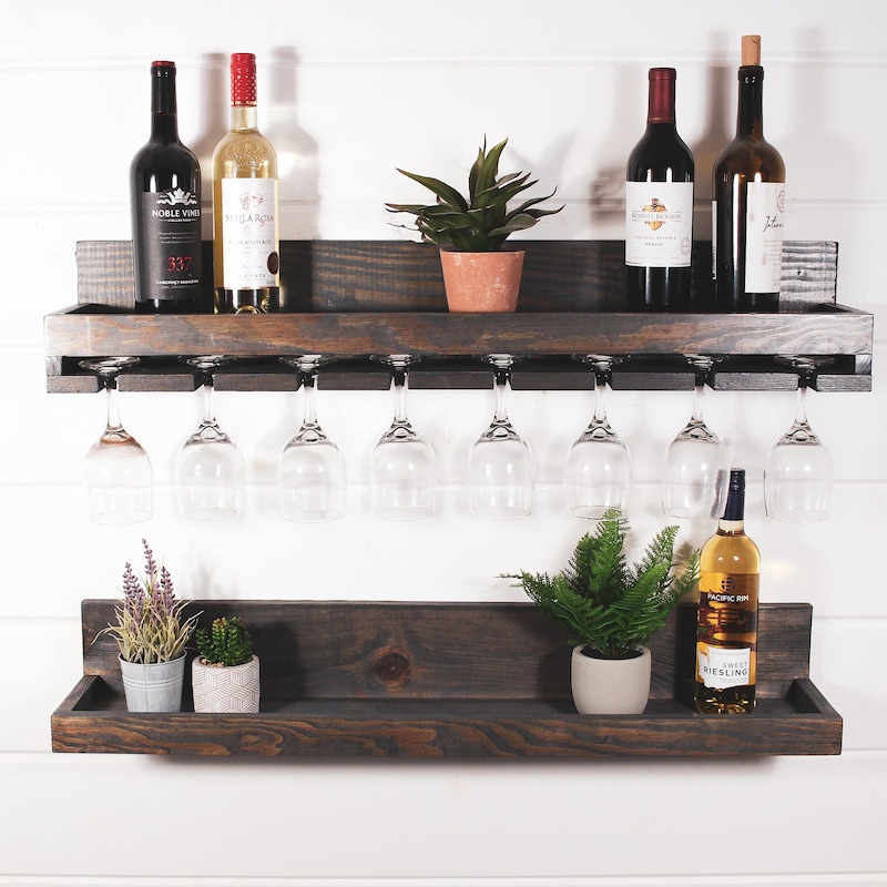 Wine Shelf - Etsy