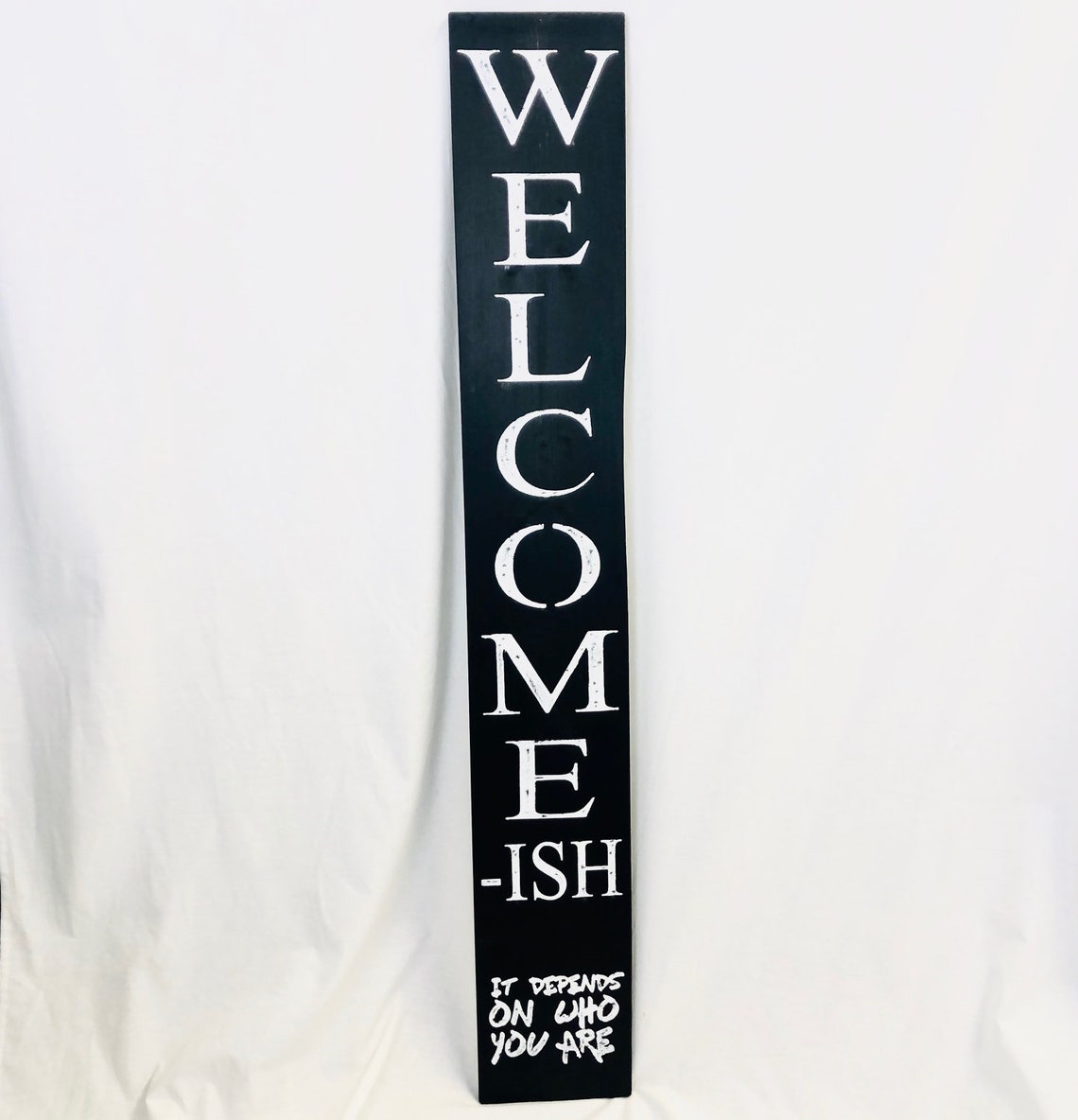 WELCOMEISH Sign Welcome Ish Funny Welcome Sign Front Door - Etsy