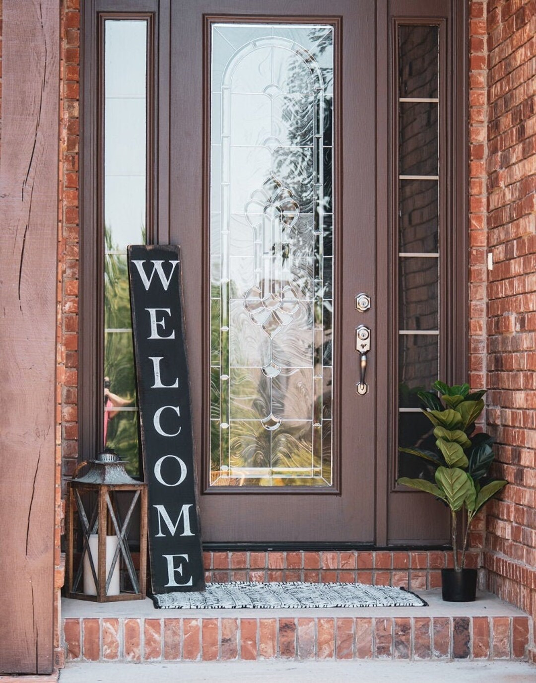 Modern Farmhouse Welcome Sign, Welcome Sign, Porch Sign - Etsy