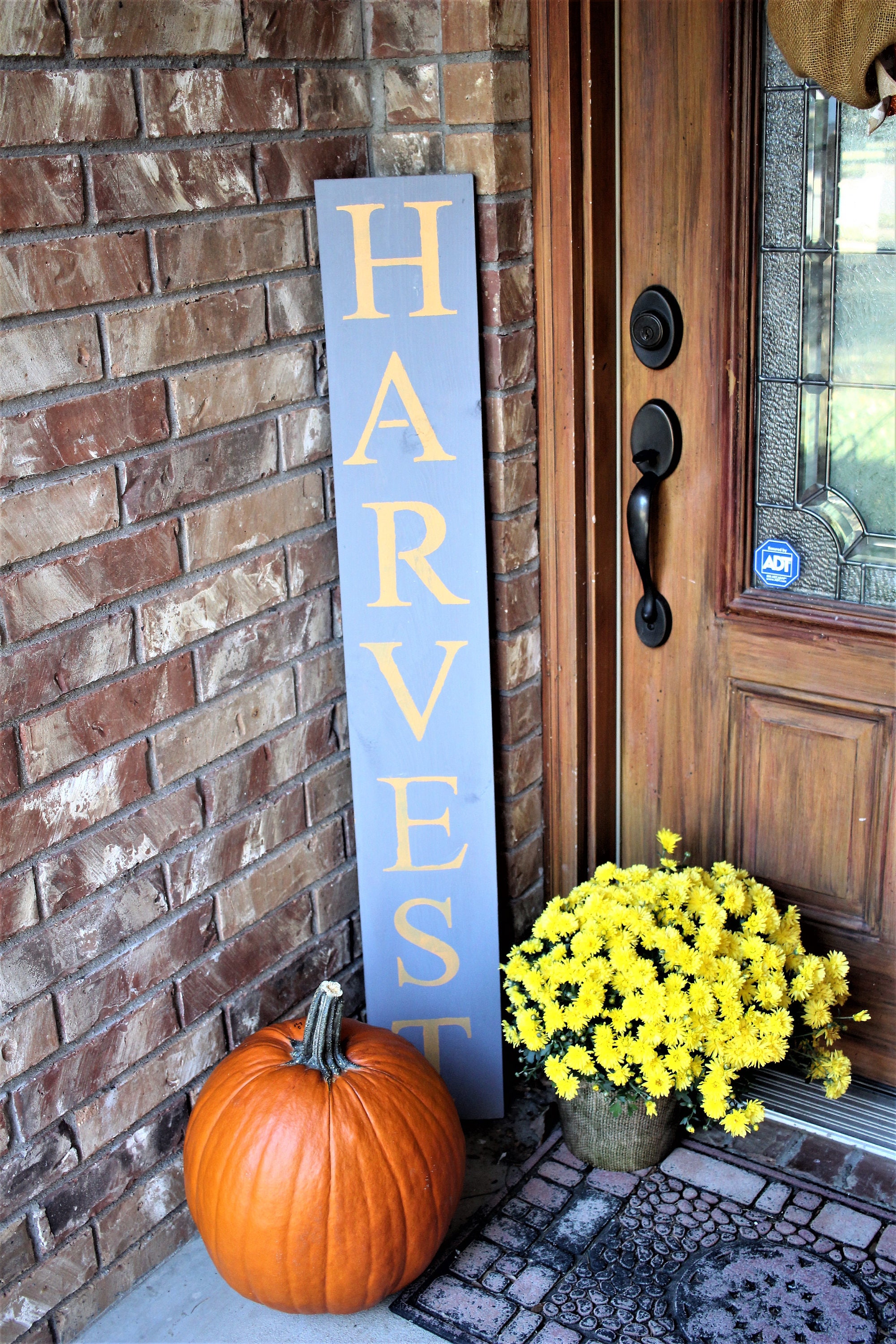 HARVEST SIGN, Front Door Sign, Harvest, Porch Sign, Entryway, Harvest ...