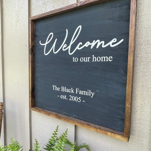 ADDRESS SIGN, Last Name Sign, Established Sign, Wooden Name Sign, No ...