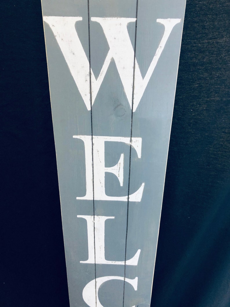 6 foot tall WELCOME SIGN welcome sign for front door | Etsy