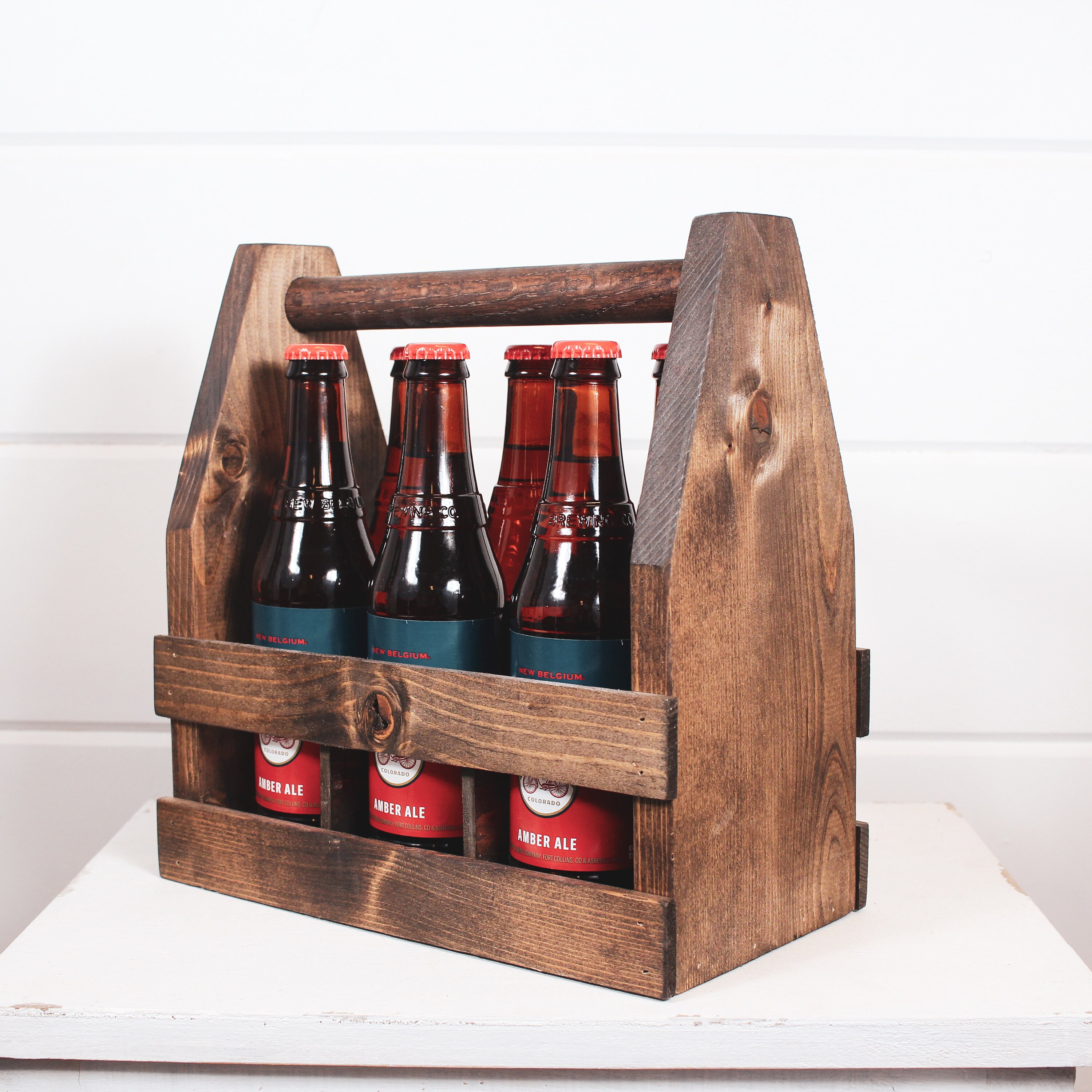 Beer Caddy Wooden Six Pack Beer Caddy Bottle Opener Beer - Etsy