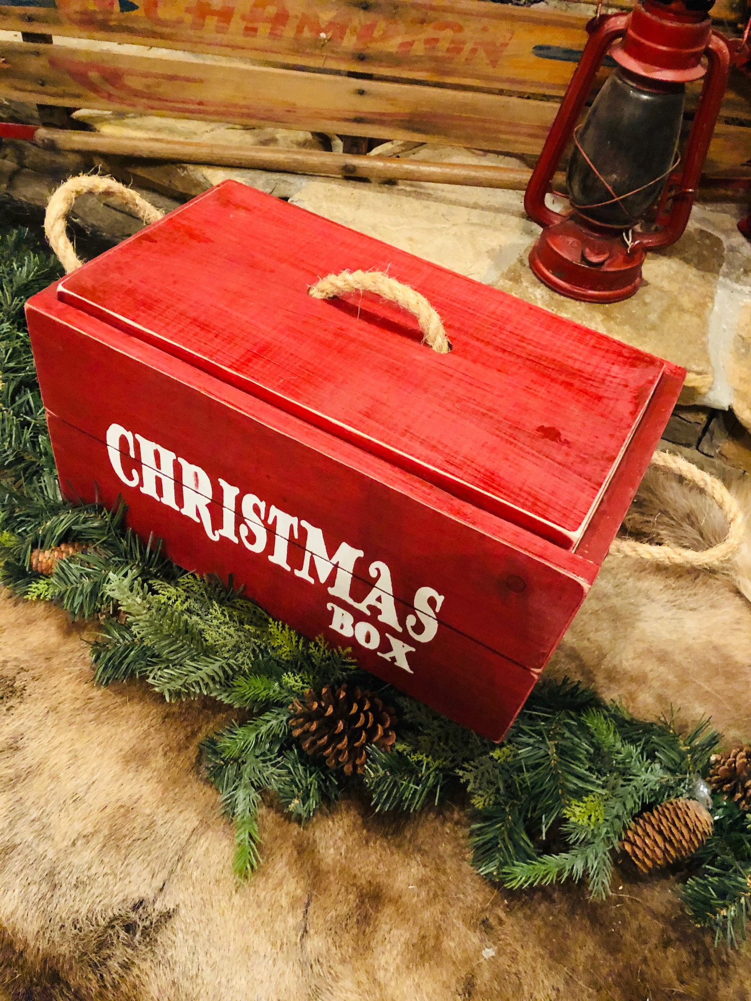 CHRISTMAS BOX Christmas Eve Box Gift Box Christmas Gift - Etsy