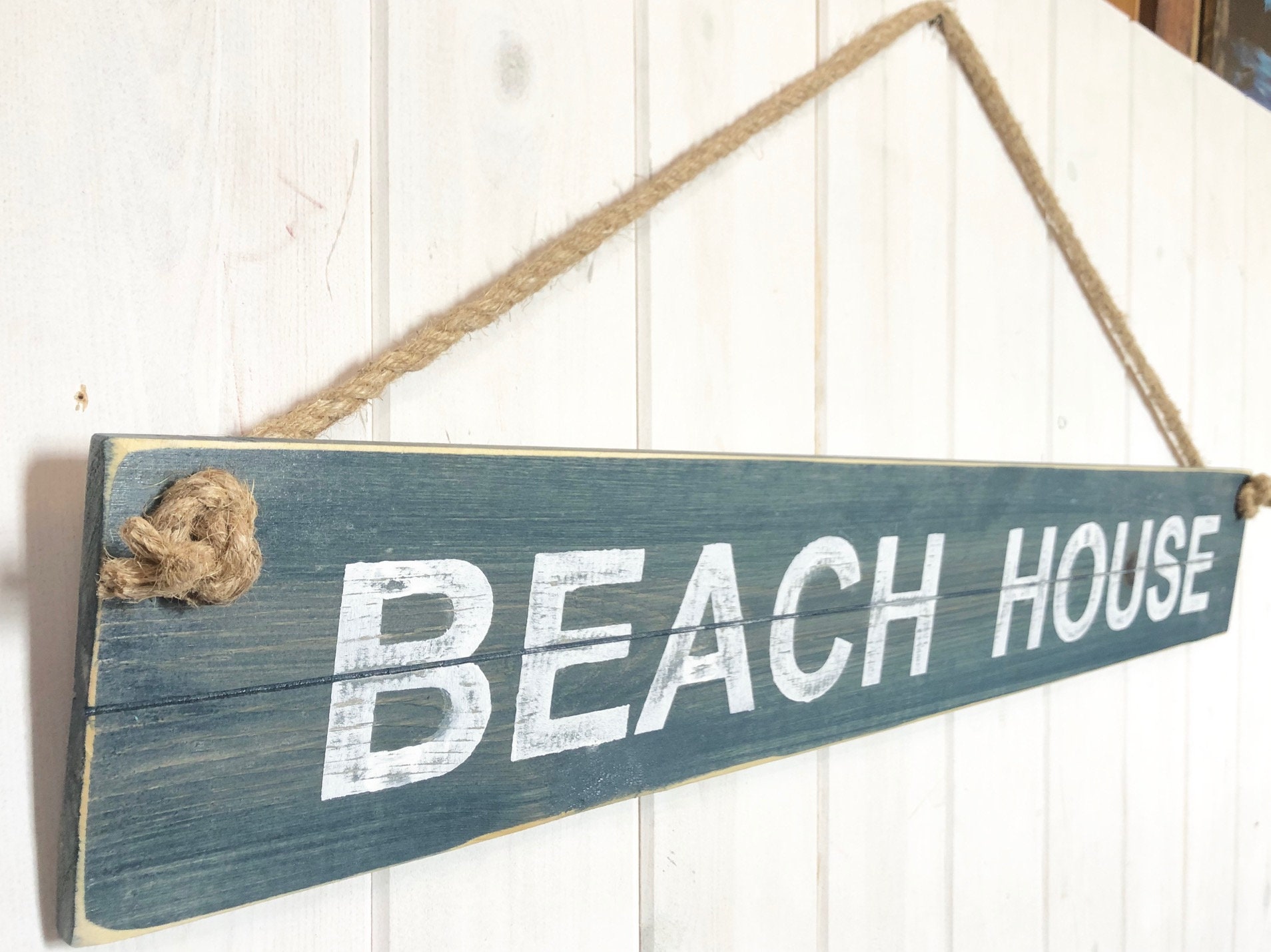 NAUTICAL SIGN beach sign coastal decor beach decor lake | Etsy