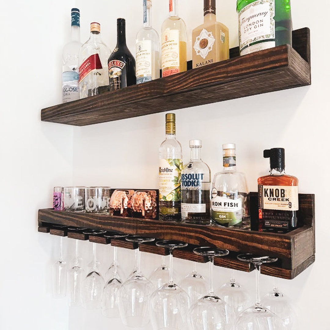 Liquor Shelf, Bar Shelf, Bar Shelves, Liquor Cabinet, Whiskey Shelf ...