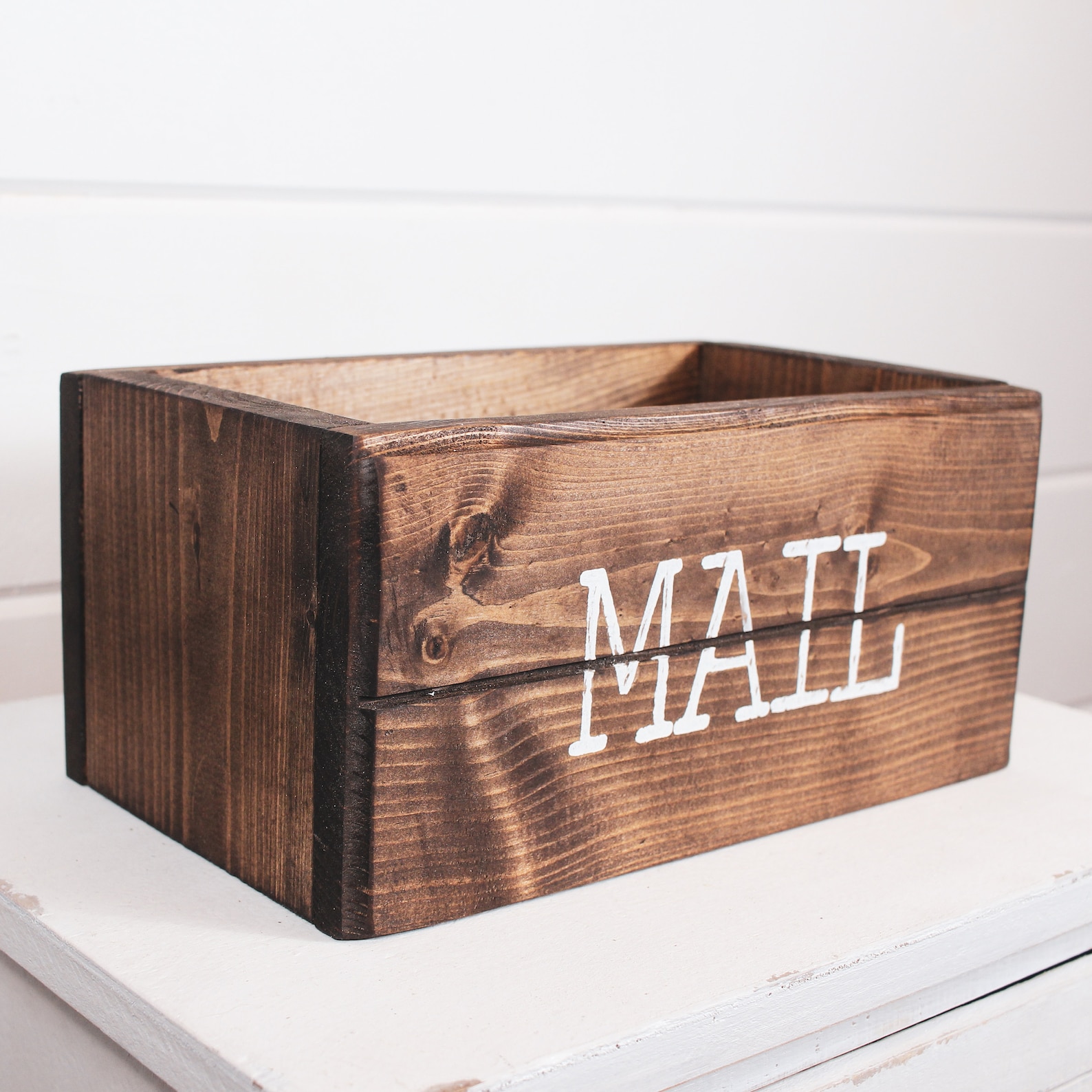 Rustic Mail Holder Mail Box Mail Organizer Desk Organizer - Etsy