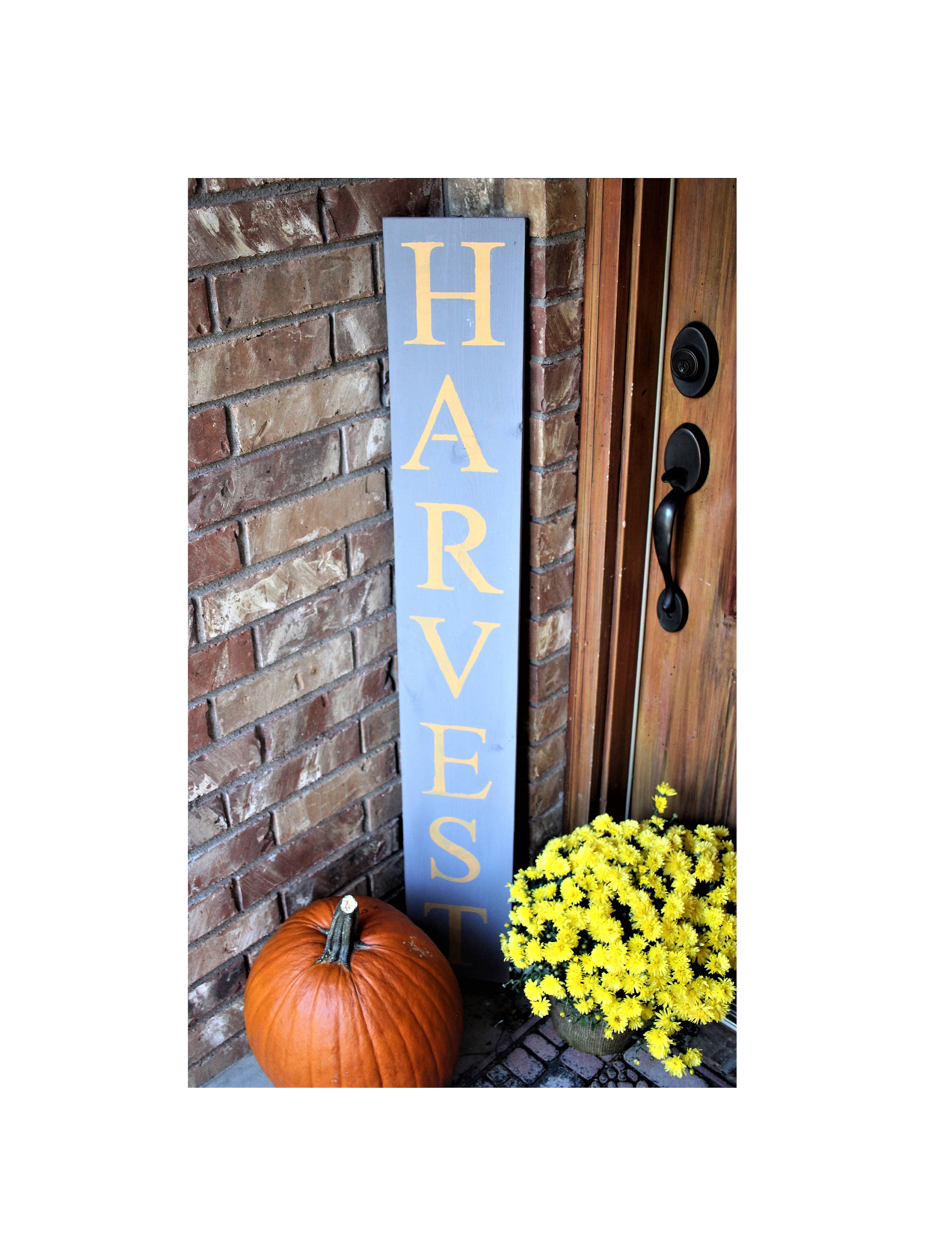HARVEST SIGN, Front Door Sign, Harvest, Porch Sign, Entryway, Harvest ...