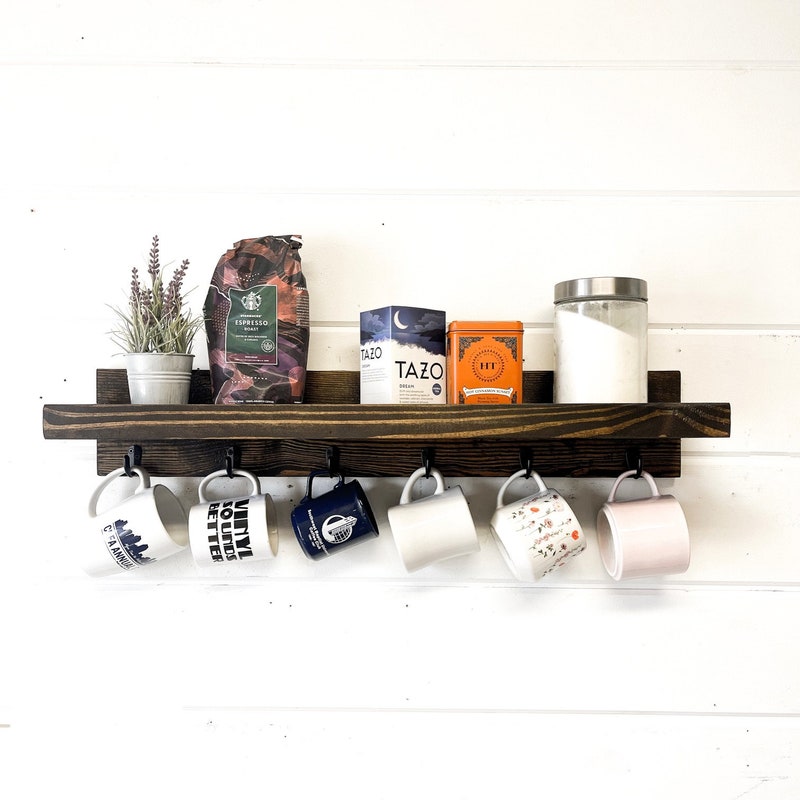Coffee Mug Wall Rack - Etsy