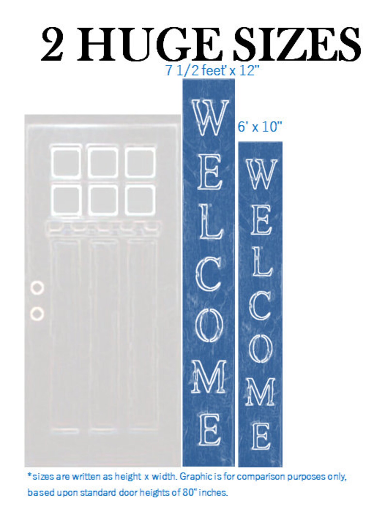 Oversized WELCOME SIGN Huge RUSTIC Wood Welcome Sign Front | Etsy