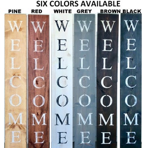 Oversized WELCOME SIGN, Huge RUSTIC Wood Welcome Sign, Front Door ...
