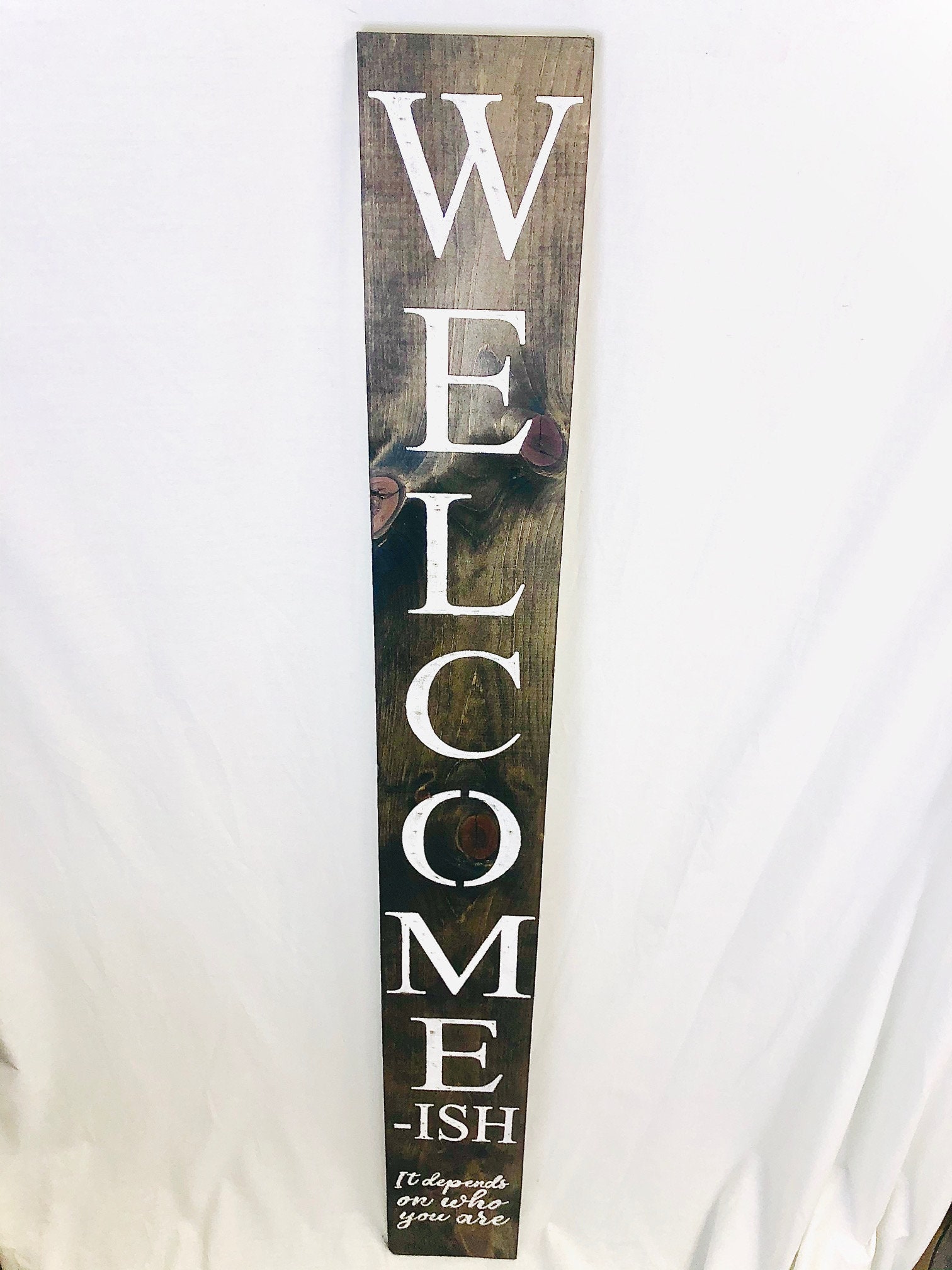 Welcome-ish Sign Welcomeish Funny Welcome Sign Front Door - Etsy