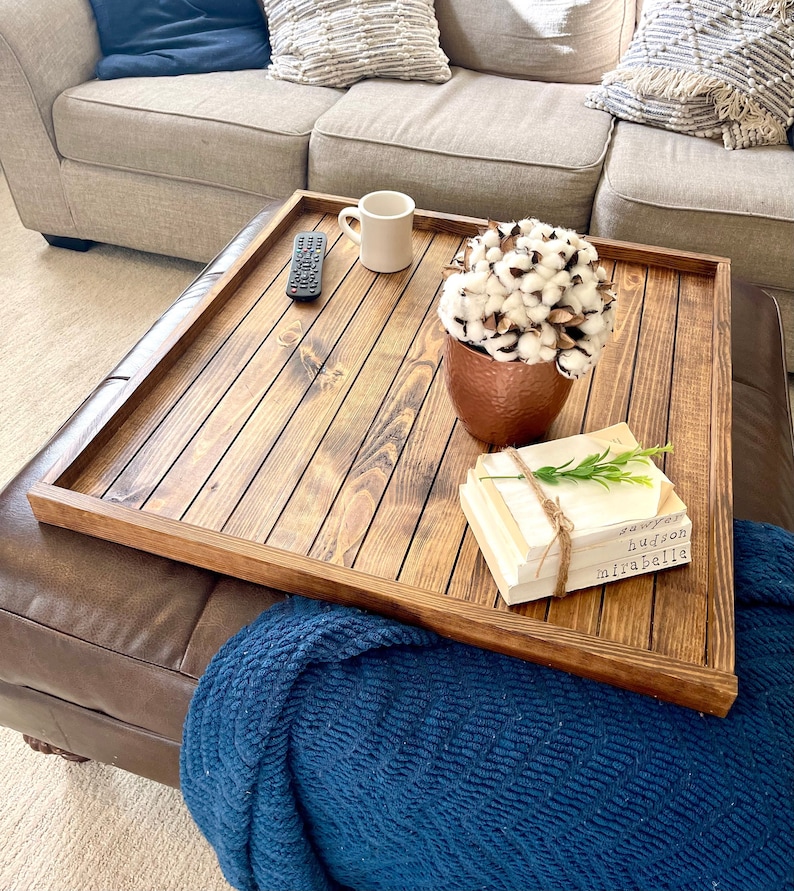 Tray With Handles Ottoman Tray With Handles Wine Tray - Etsy