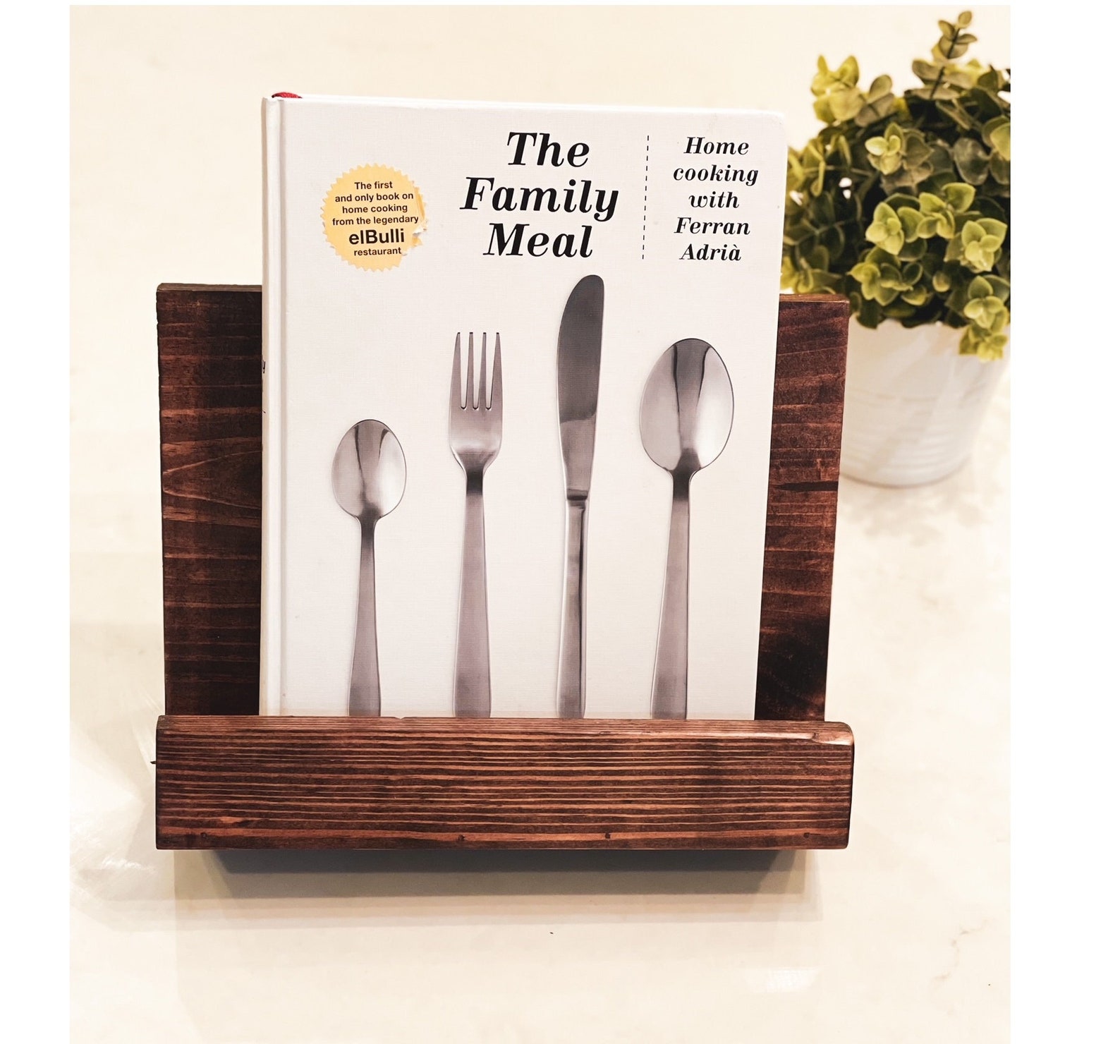 Cookbook Stand Book Stand Recipe Holder Recipe Display - Etsy