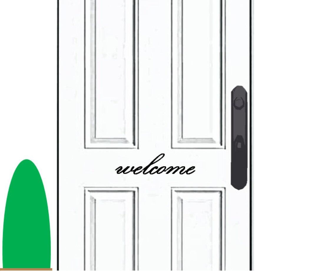 Door Decal, Vinyl Lettering for a Front Door, Door Decals for Home ...