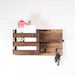 Wall Mount Entryway Mail Envelope Organizer, Key Holder Hooks, Coat ...