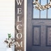 WELCOME SIGN Welcome Sign for Front Door Vertical Wood - Etsy