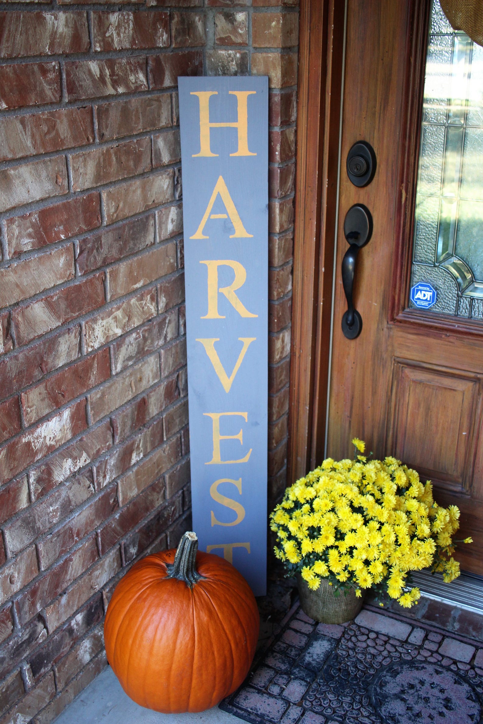 HARVEST SIGN, Front Door Sign, Harvest, Porch Sign, Entryway, Harvest ...