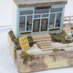 Bookshop, Small Single, Cottage Style, Miniature Wooden Building, Store ...