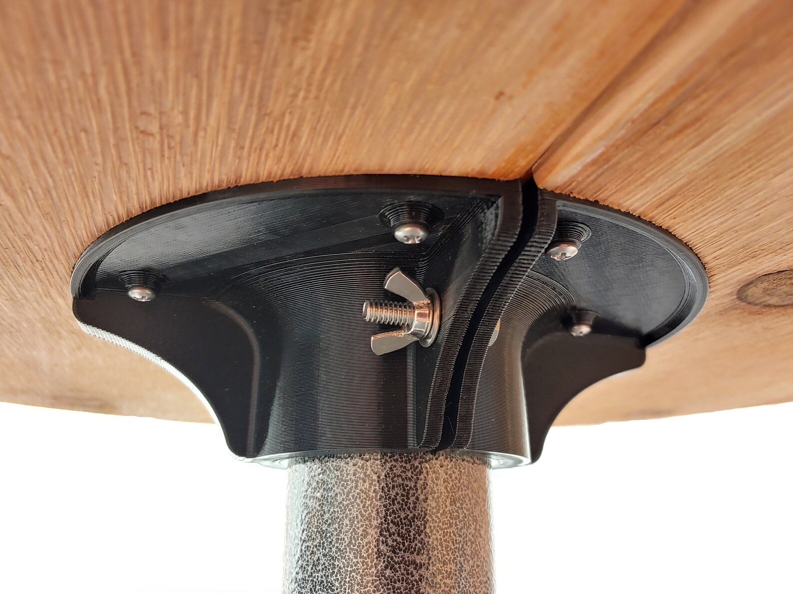 Umbrella Pole Table Tray, Patio Pool Drink Shelf Stand. Adjustable ...