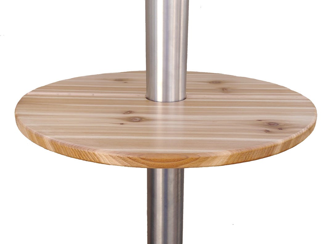 Bell Tent Pole Table, Event Tent Drink Shelf. Adjustable, Free Standing ...