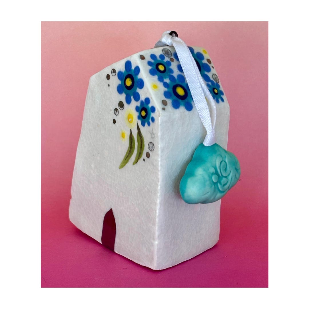 Large House Collectable Ceramic House Pottery Village Terrarium Garden ...