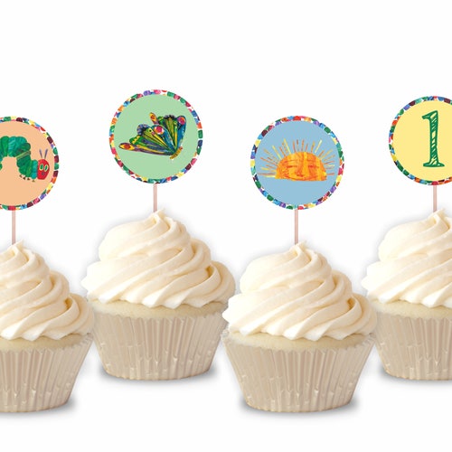 Hungry Caterpillar Inspired Custom Cookie Favors 1 Dozen | Etsy