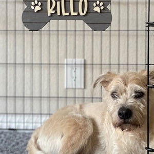 Personalized Wood Crate Sign /personalized Pet Gift / Custom Pet Name ...