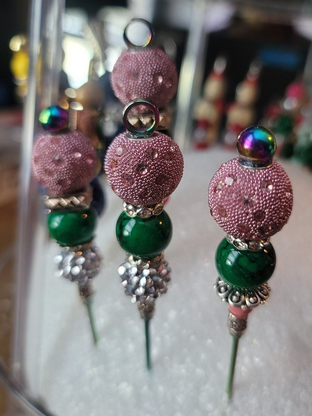 Pink and Green Cigar Nub Holder - Etsy