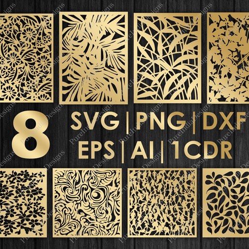 79 Decorative Panel SVG for Cricut Silhouette Files Laser | Etsy