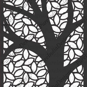 Abstract Tree Panel Bundle, CNC Files, Privacy Screen (digital Download ...