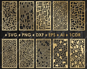 8 Pcs Bundle Partitions room Divider files Vector Panel | Etsy