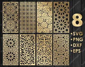 Buy 8 Pcs Bundle Partitions ,room Divider ,files Vector Panel, Fence ...
