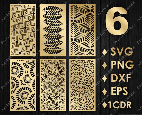 6 Pcs Bundle Partitions room Divider files Vector Panel | Etsy