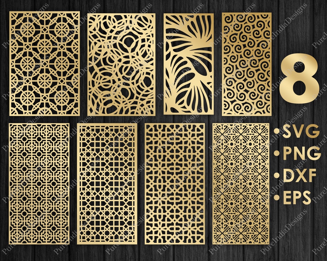 Buy 8 Pcs Bundle Partitions ,room Divider ,files Vector Panel, Fence ...