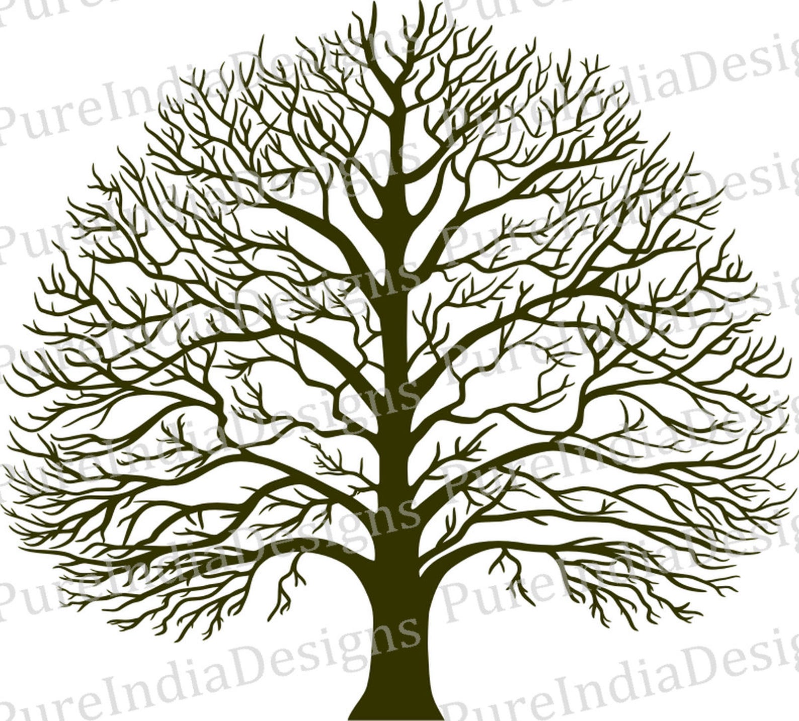 Svg albero albero di saggezza albero della vita albero | Etsy
