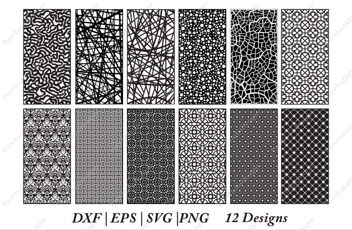 12 Pcs Bundle Partitions room Divider files Vector Panel - Etsy