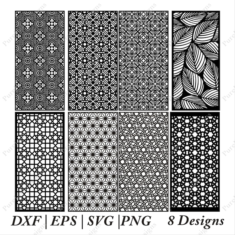 8 Pcs Bundle Partitions room Divider files Vector Panel - Etsy
