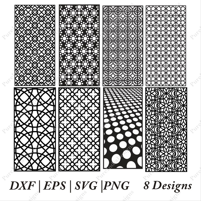 8 Pcs Bundle Partitions room Divider files Vector Panel | Etsy