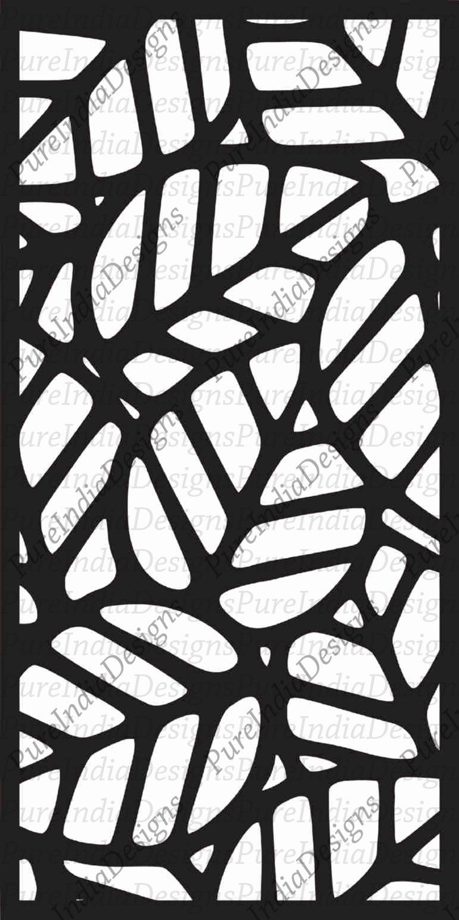 10 Decorative Panels Bundle, Tropical Leaves Room Divider, Cnc Files ...