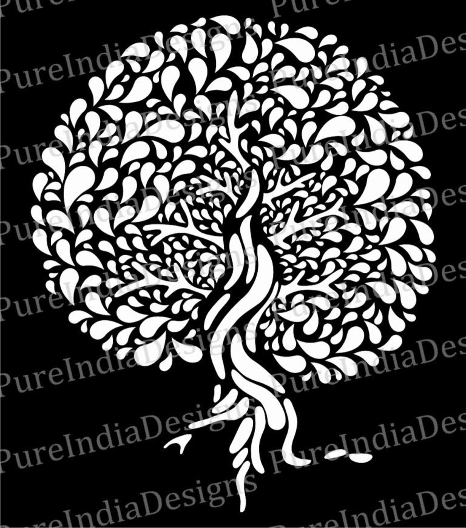 Buy 6 Designs Bundletree Abstract Privacy Screen Decorative Online in ...