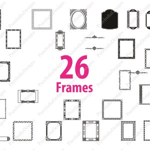 Frames Svg, Tag Shapes Svg, Frame SVG Files for Cricut, Tags Svg ...