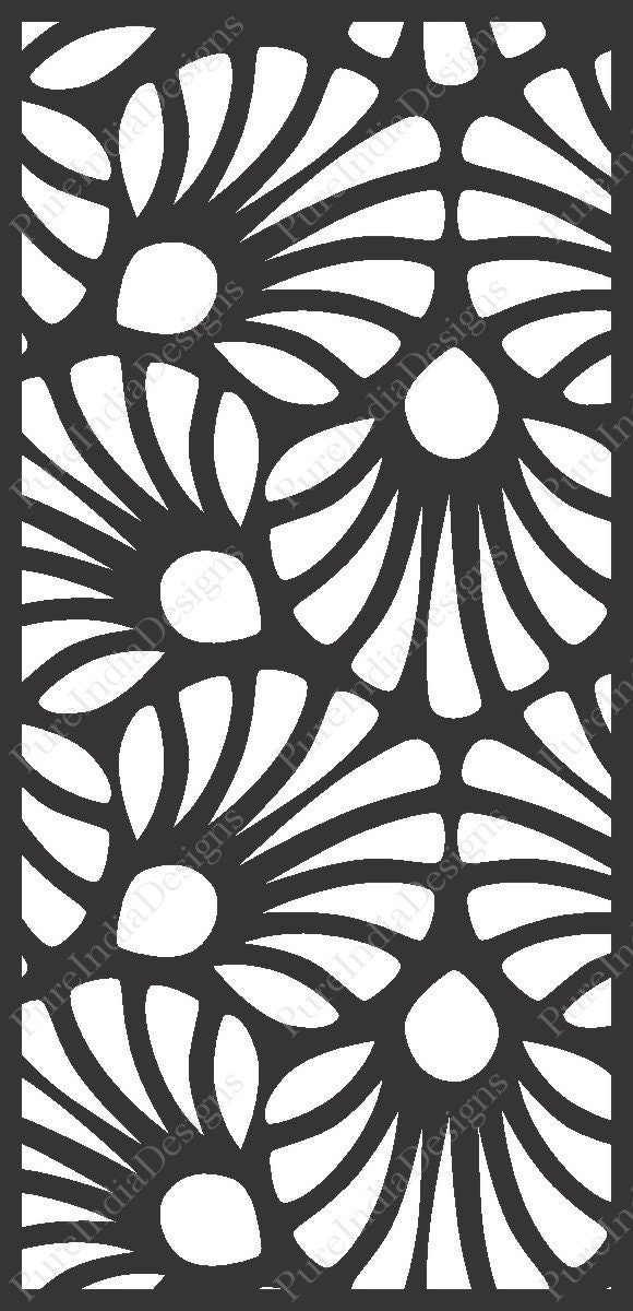 Buy Laser Cut Room Divider, Privacy Screen Panel Templates (svg, Eps ...