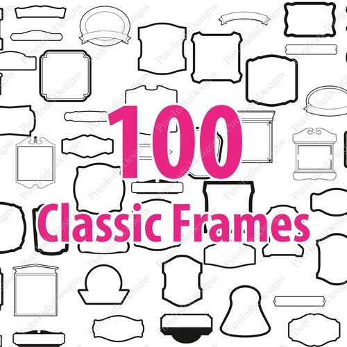 Photo Frames Svg - Etsy
