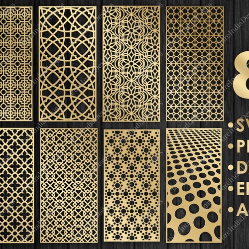 12 Pcs Bundle Partitions room Divider files Vector Panel | Etsy