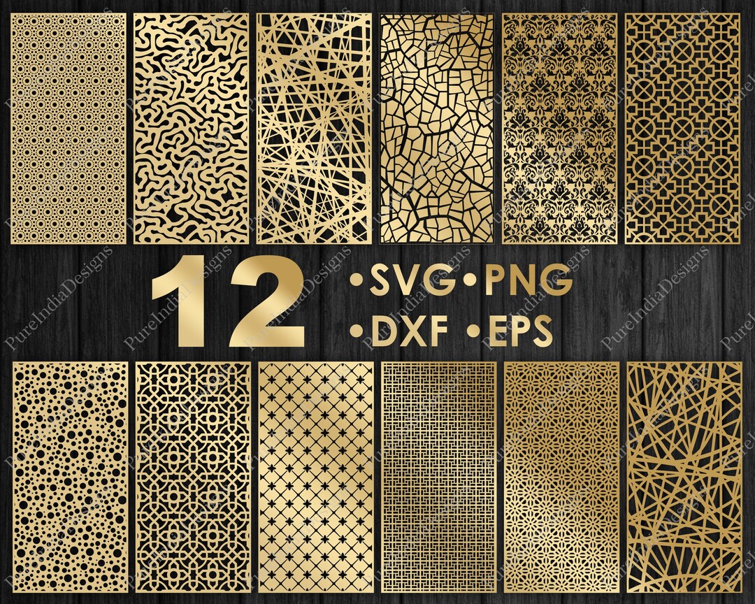 12 Pcs Bundle Partitions ,room Divider ,files Vector Panel, Fence ...